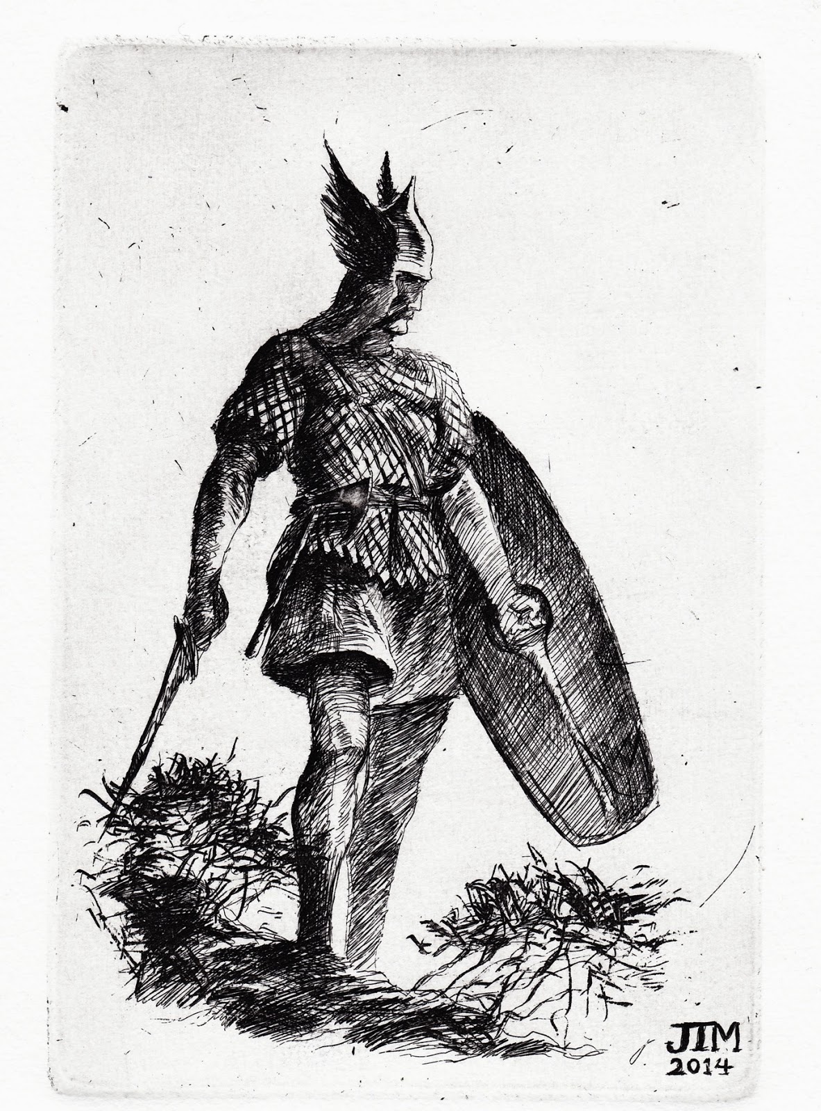 Warriors in art: Wagner Viking by James Turner Mohan