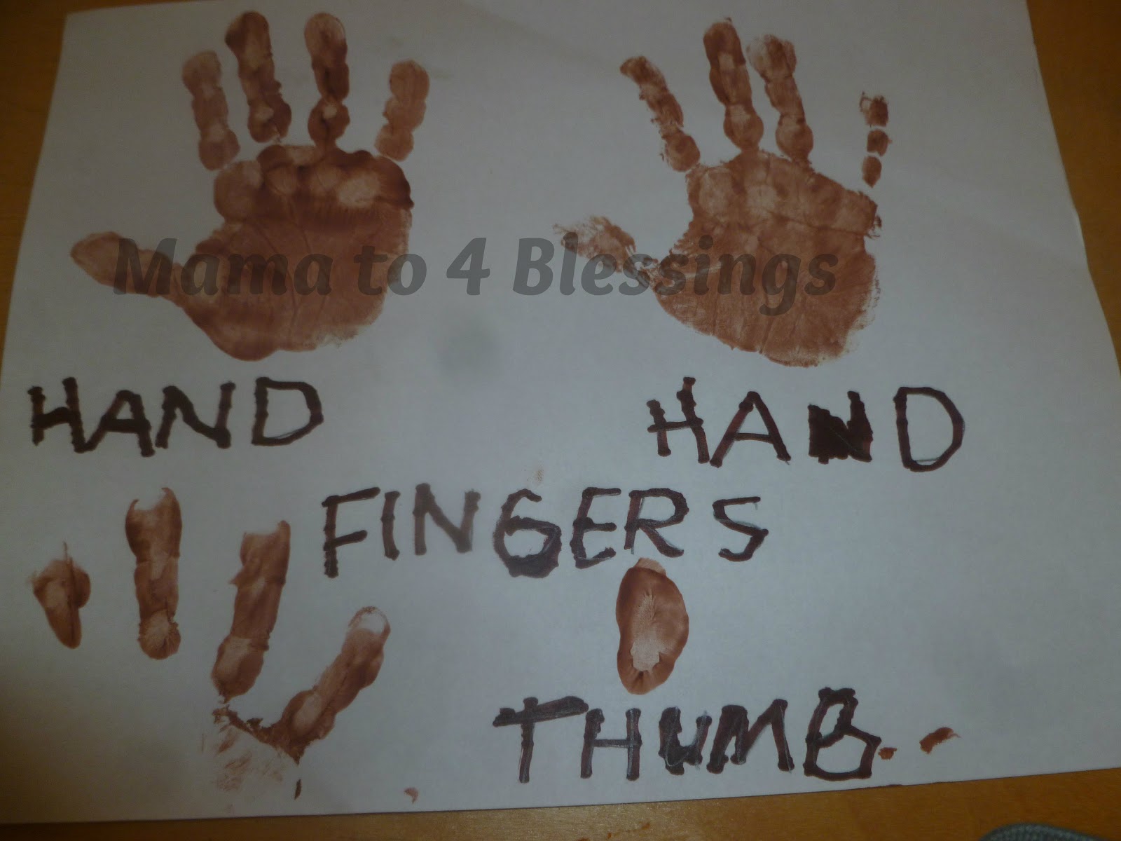 HAND, HAND, FINGERS, THUMB PRESCHOOL LEARNING - LEARN & LINK - Mama to ...