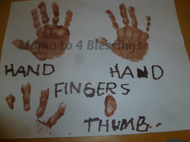 HAND, HAND, FINGERS, THUMB PRESCHOOL LEARNING - LEARN & LINK - Mama to ...