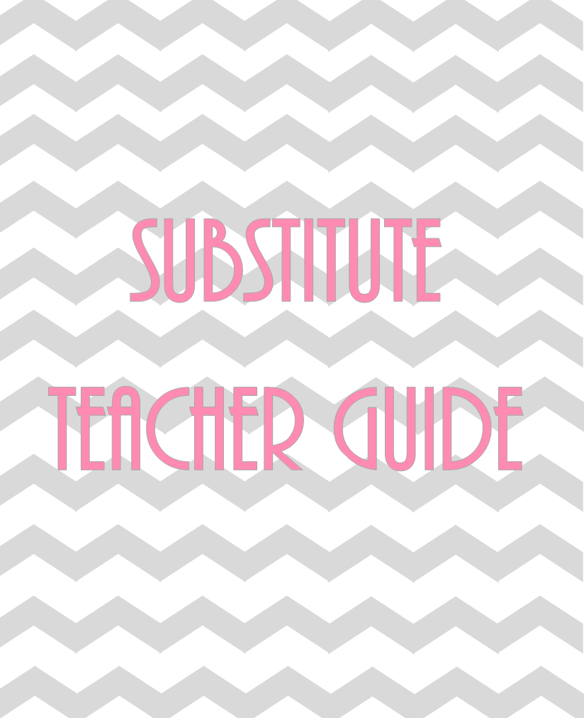 The Learning Activity Station: Substitute Teacher Guide FREE Printable