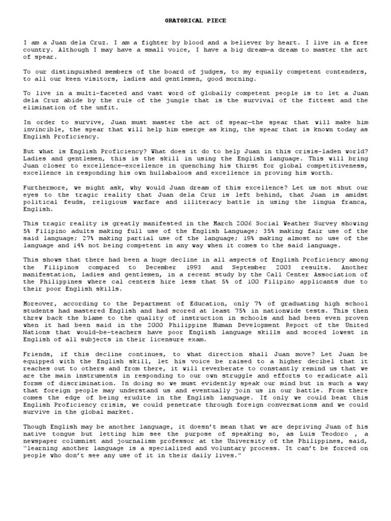 declamation piece about friendship - philippin news collections