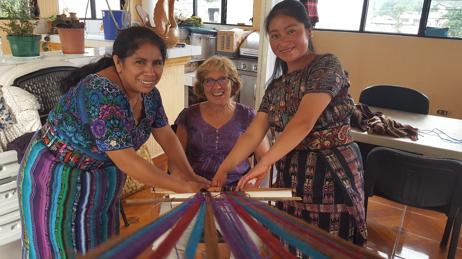 Spanish School Jabel Tinamit - Panajachel - Guatemala: Weaving Classes