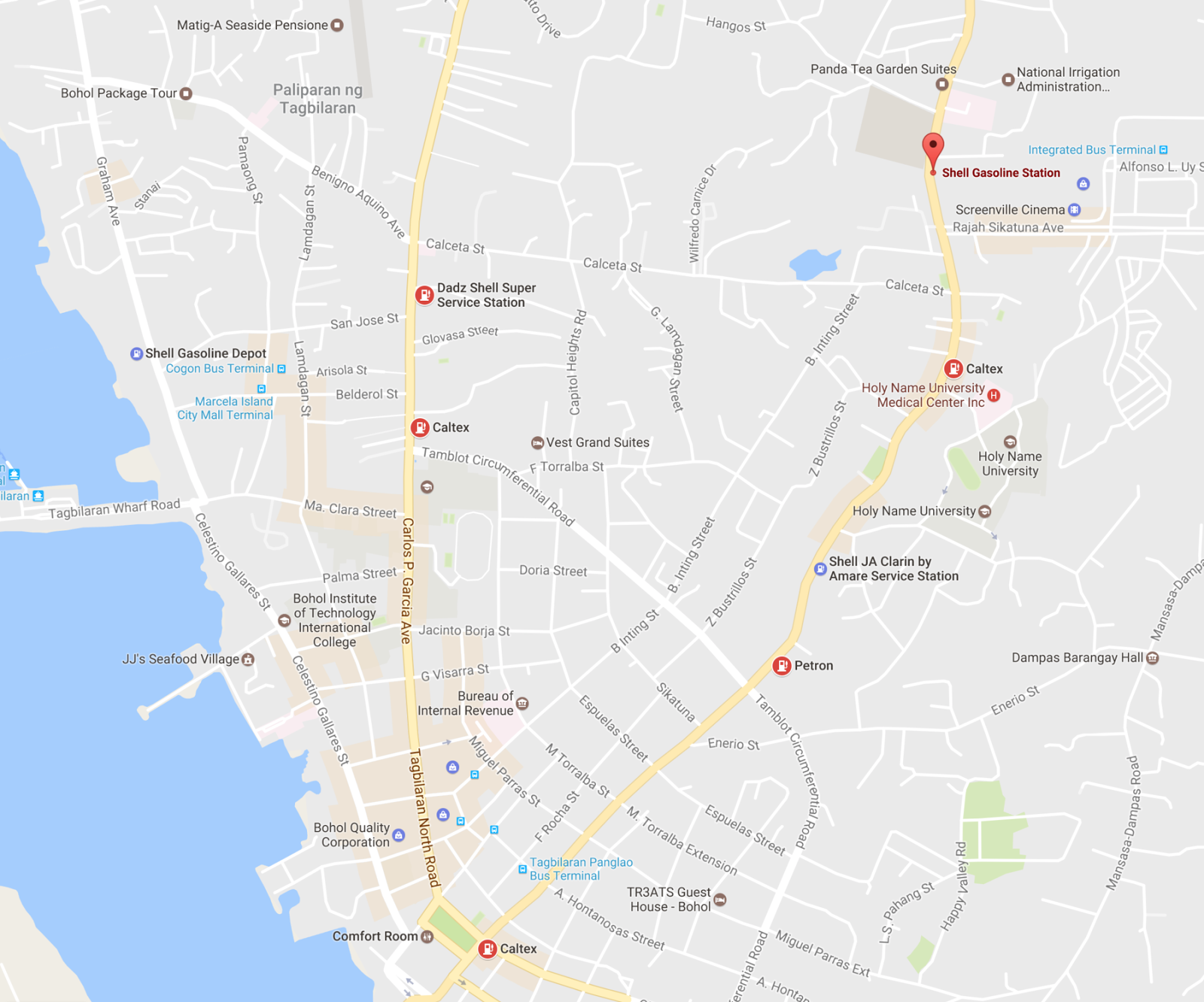 The Touristy Toilet @ Shell Gas Station Tagbilaran City Bohol ...