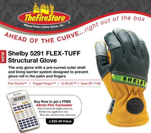On Scene: Shelby FLEX TUFF Gloves & a free FireCalc