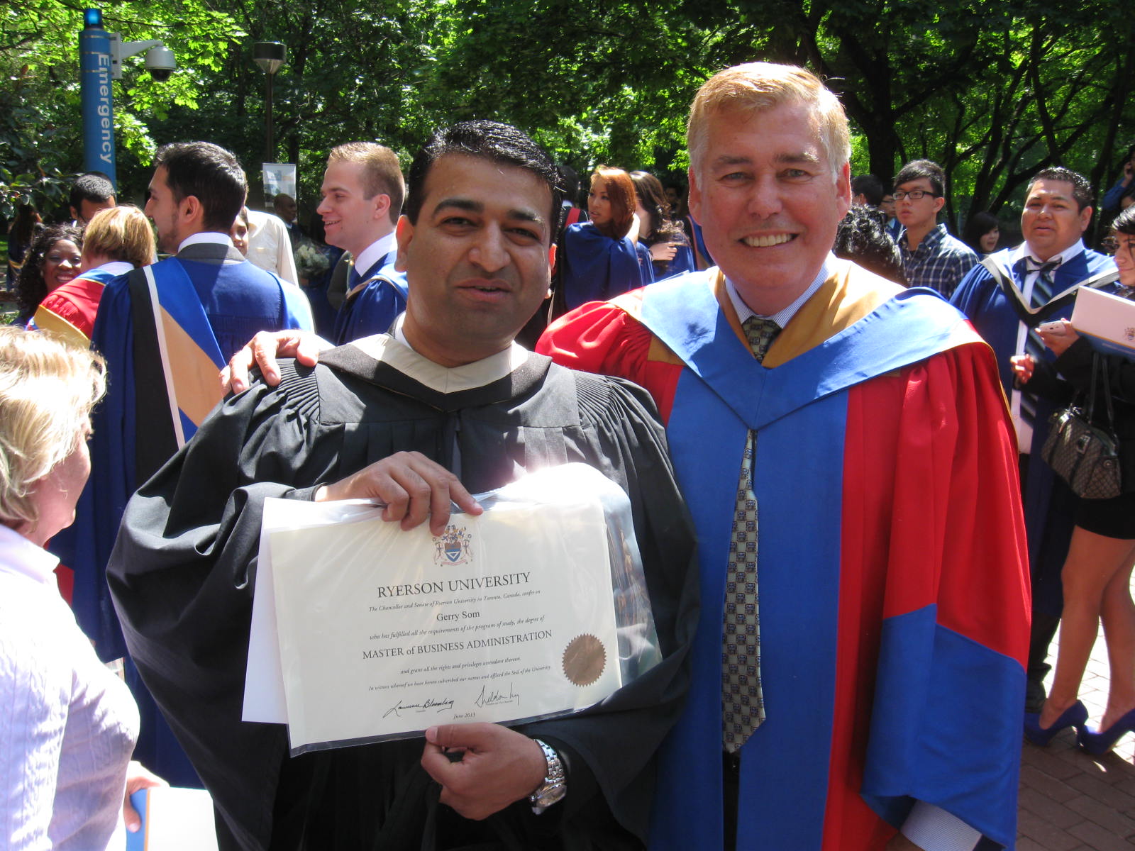 Pre-MBA Blog | B-School Applications: Some pictures from MBA Graduation ...