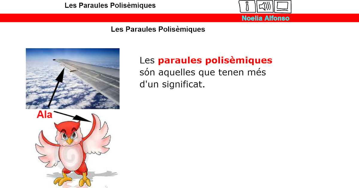 Recursos Educatius: Les paraules polisèmiques