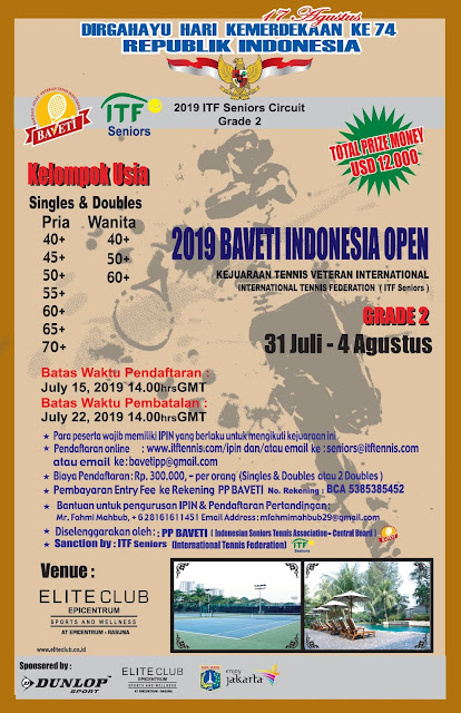 2019 BAVETI INDONESIA OPEN - ayo tenis