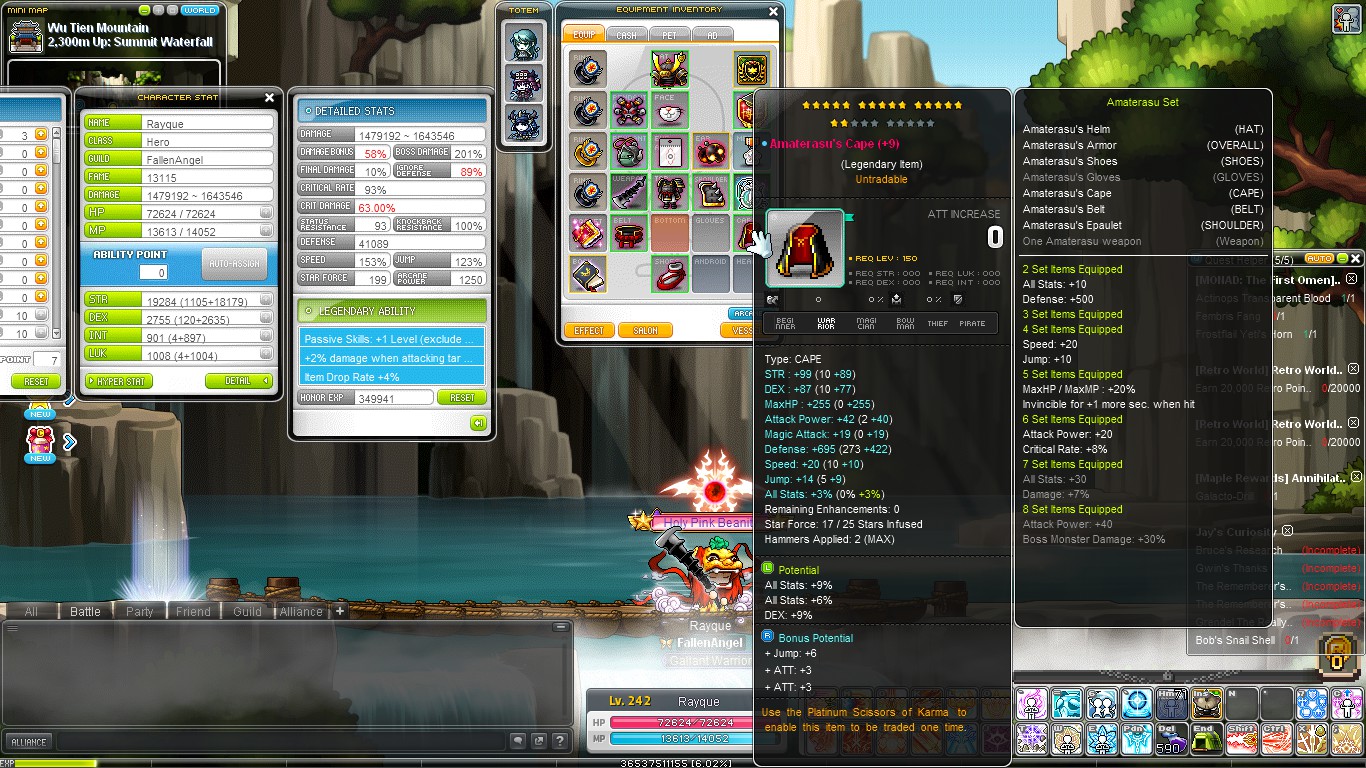 [Item Set] Amaterasu Set stopped working - Official MapleStory Website