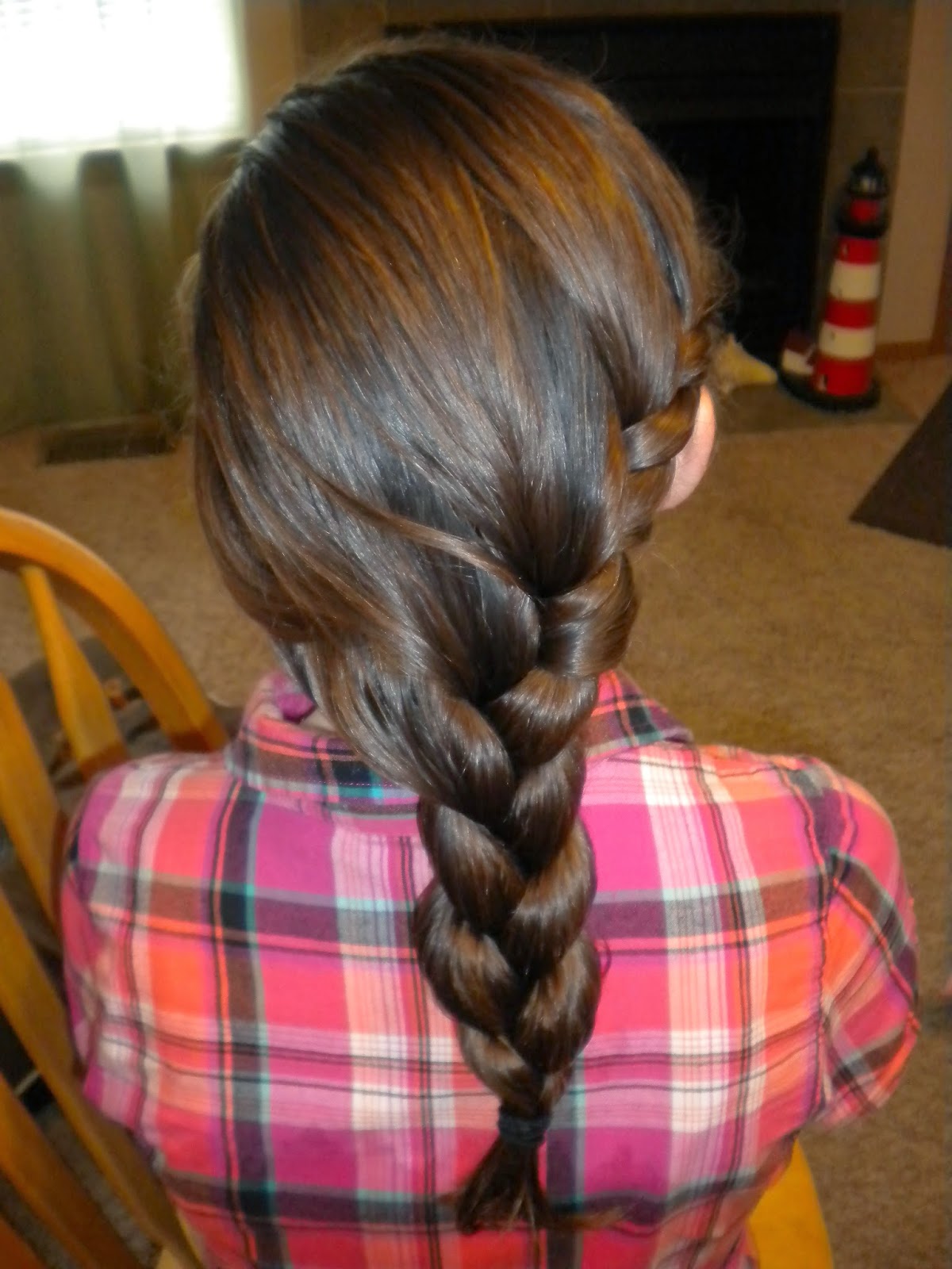 Crafty Chicky: One Sided French-Braid Bun