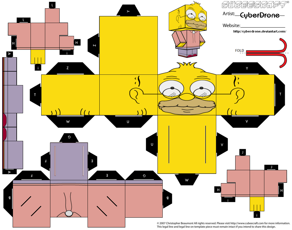 Cubeecraft °°: Cubeecraft de °° Les simpson °°