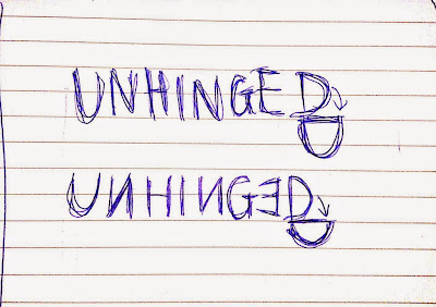 NatDanRebClo : 'Unhinged' typography manipulation