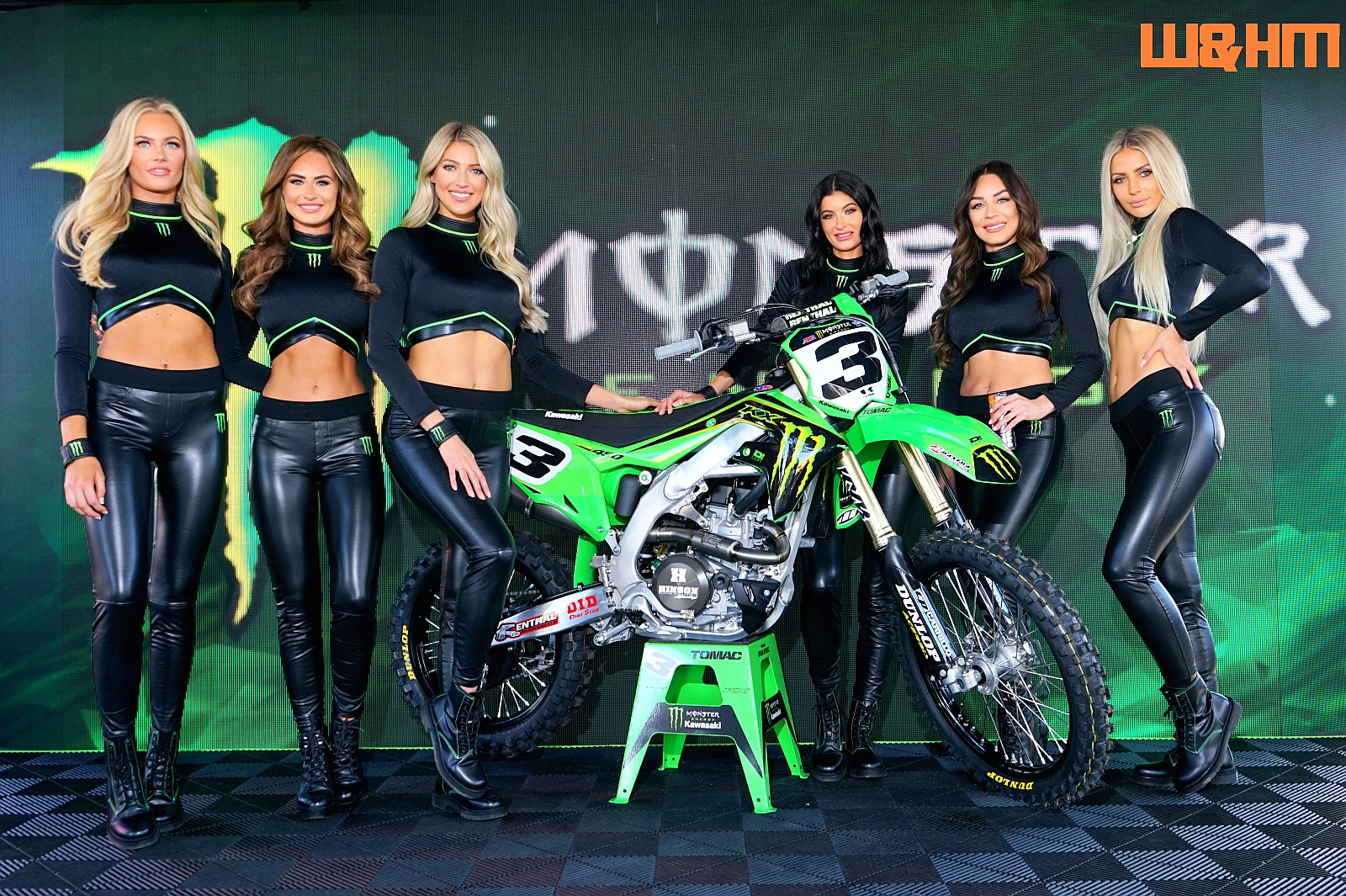 Monster Energy Girls at Supercross Anaheim 1 2020, by W&HM