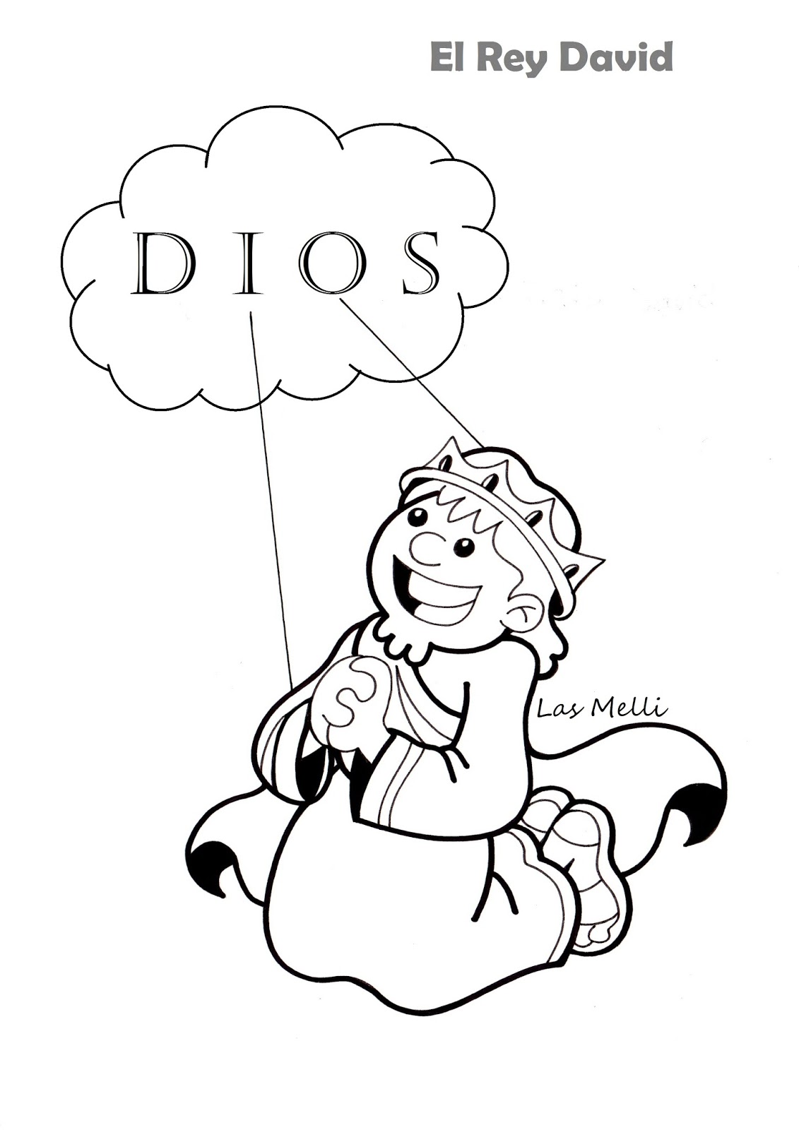 El Rincón de las Melli: DIBUJO: El Rey David