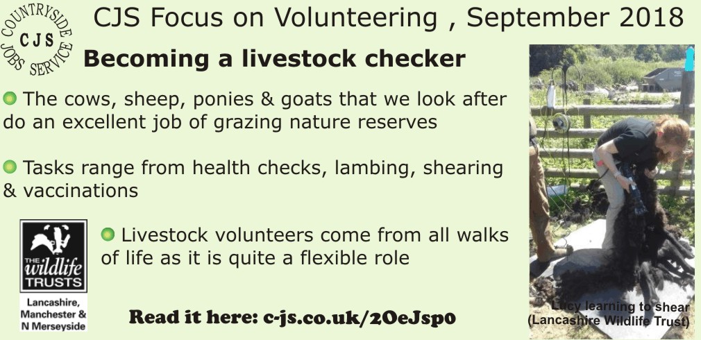 Becoming a livestock checker with Lancashire Wildlife Trust