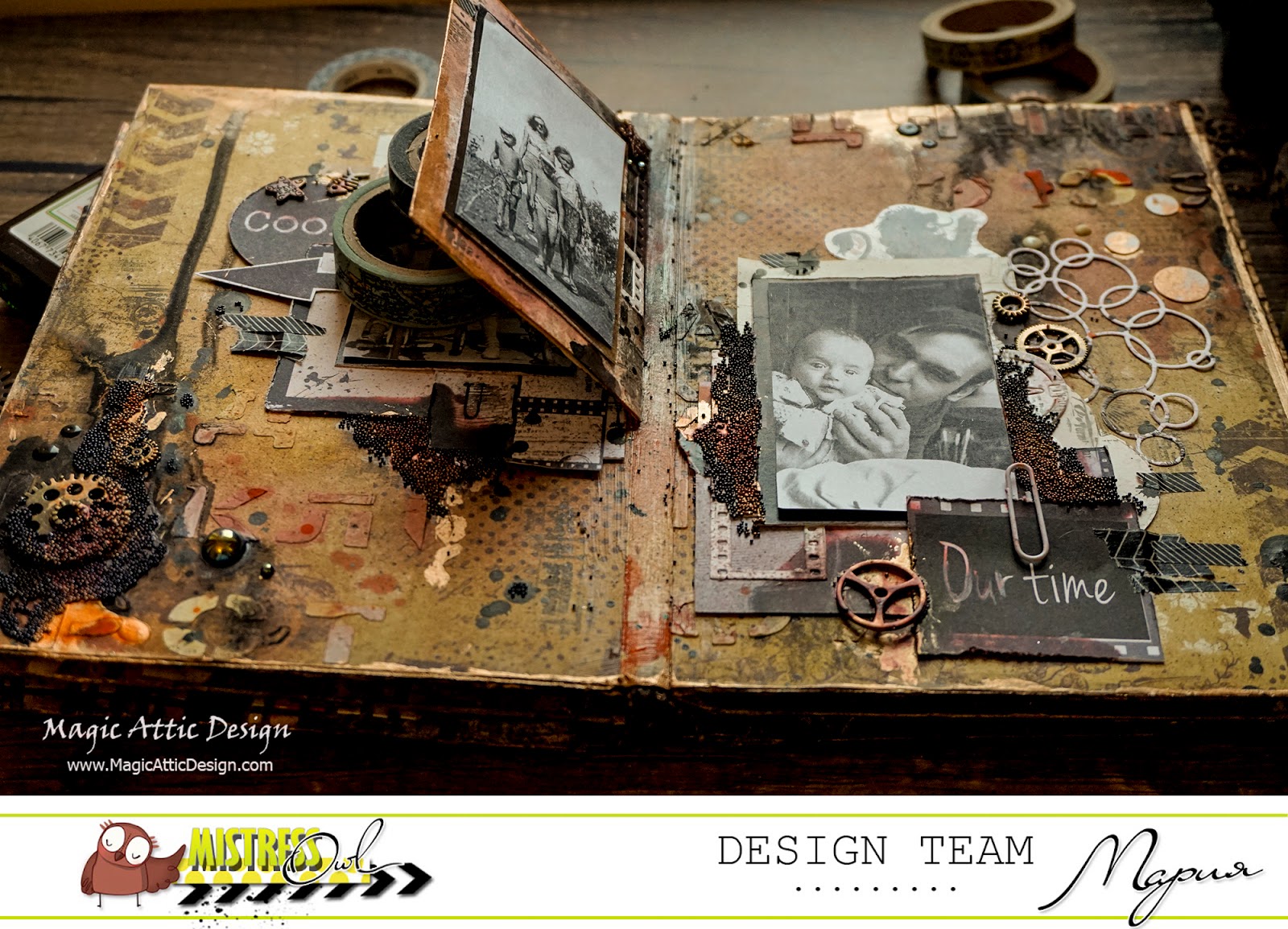 Grungy family album | Magic Attic Design