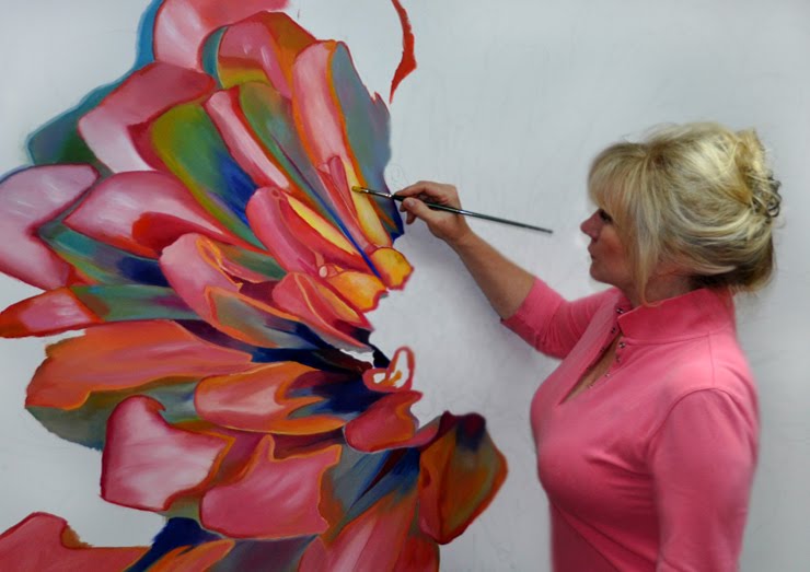 Diane Morgan Paints: "Just Glorious " oil on canvas