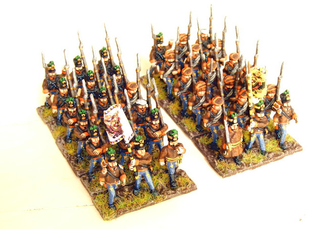 Miniature Soldiers: Austrian Grenzer Regiment Nr. 4th in 1848