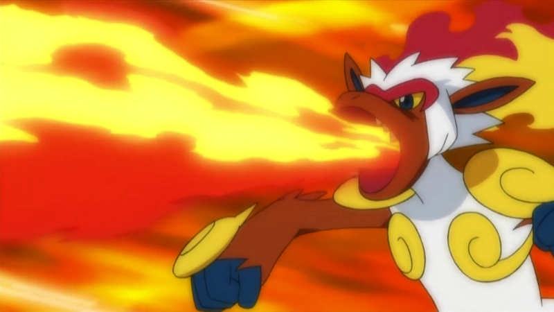 Pokémon Era Black: DP Attack Dex: Infernape