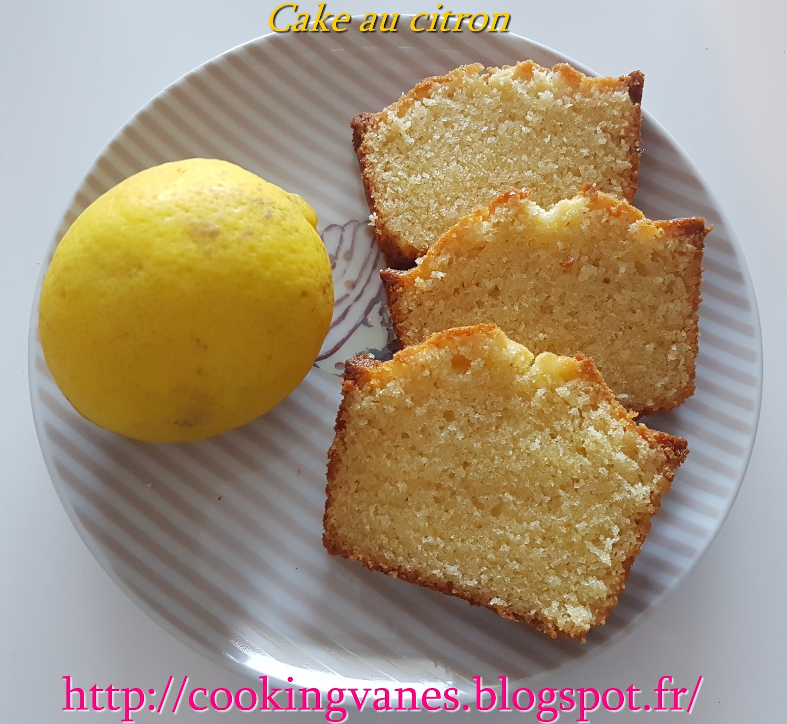 La cuisine de Mimi: Cake au citron