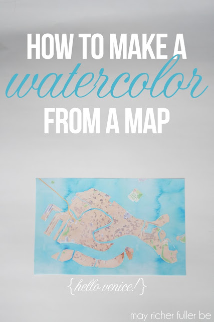 How To: Make a Watercolor From a Map