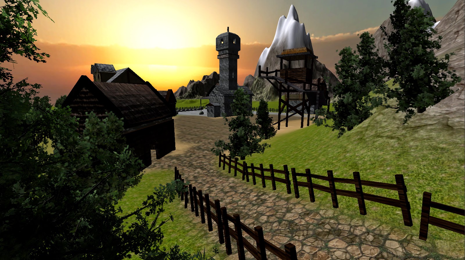 Nick Horton Design Blog: Village level so far..