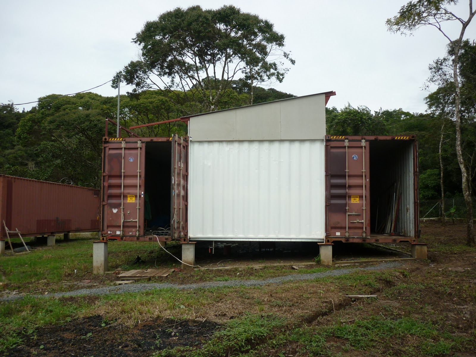[컨테이너 하우스] 40피트 2대로 만든 파나마에 위치한 수출용 컨테이너 하우스 : 네이버 블로그