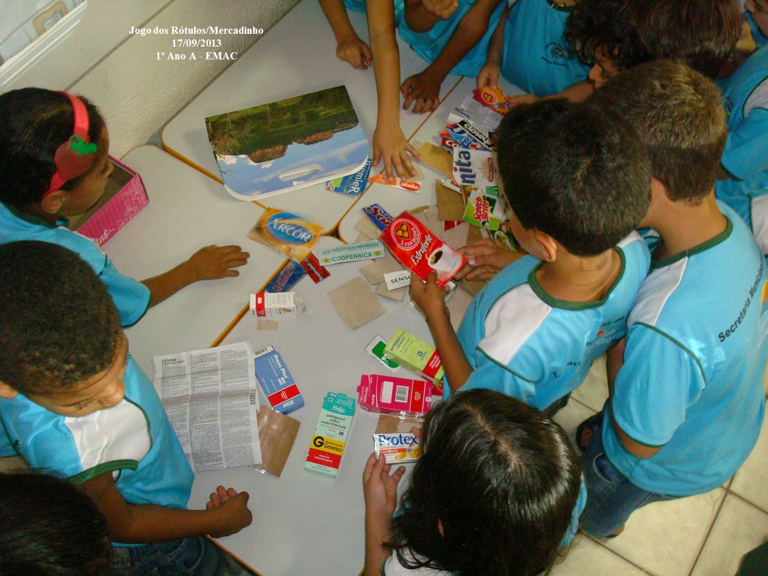 valdeca_crianças2013: Jogo dos Rótulos/Mercadinho