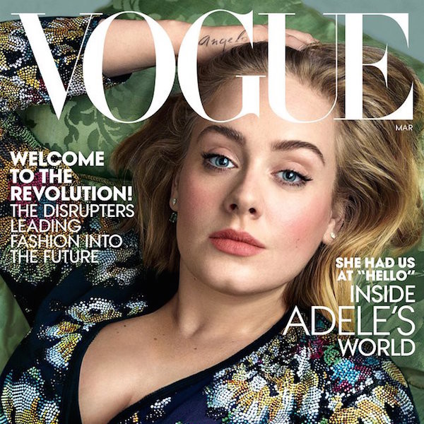 Adele covers American 'Vogue' (photoshoot)... - Toya'z World