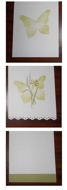 Sheryl's Crafting Corner: 4 step card note card