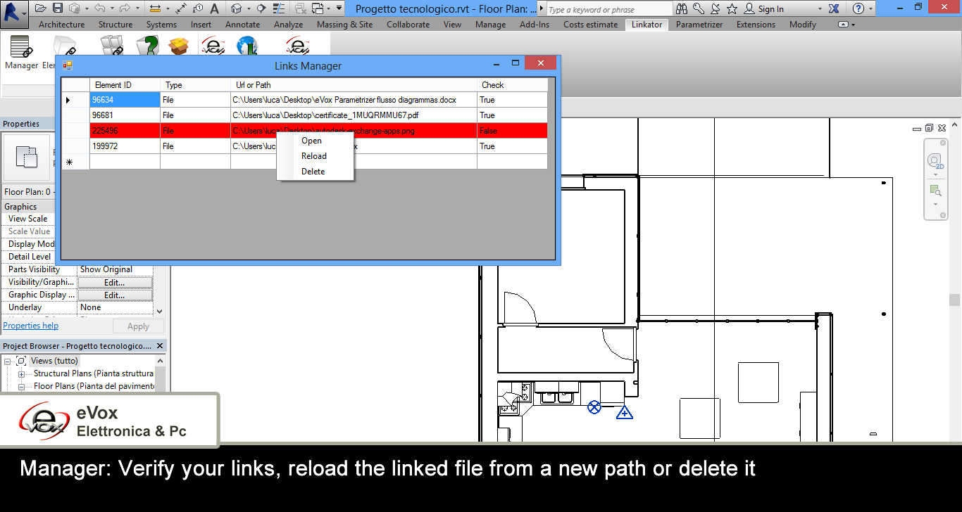 Revit Add-Ons: eVox Linkator Add-in for Autodesk Revit - Link to ...