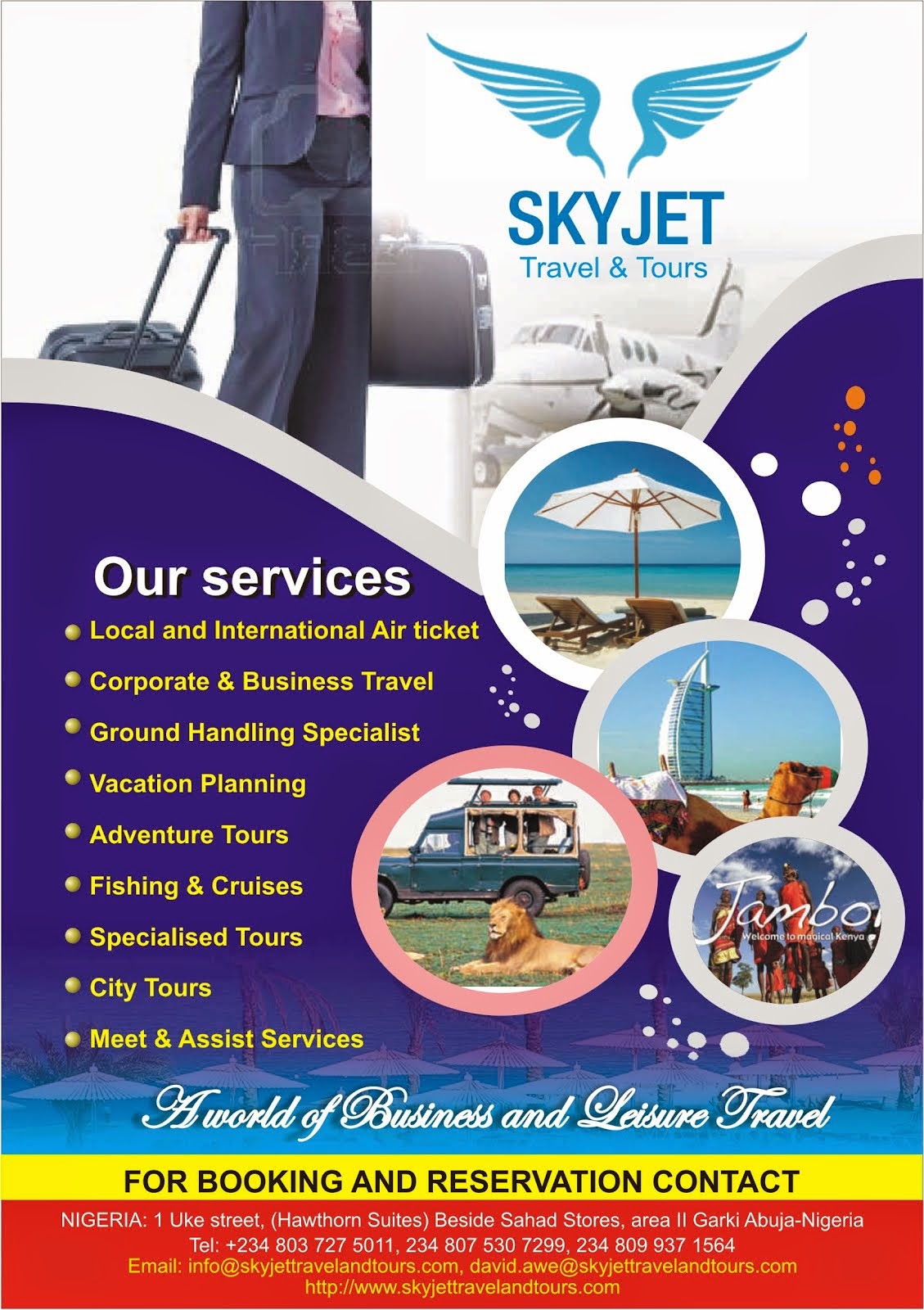 SKYJET TRAVEL AND TOURS: ABOUT US