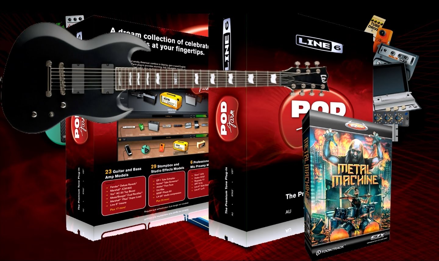 Line 6 – POD Farm 2.5 Platinum 2.59 (STANDALONE, VST, RTAS) [Win x86 ...
