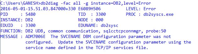 Troubleshooting tools for Performance Tuning: Analyzing db2diag log files using db2diag tool ...