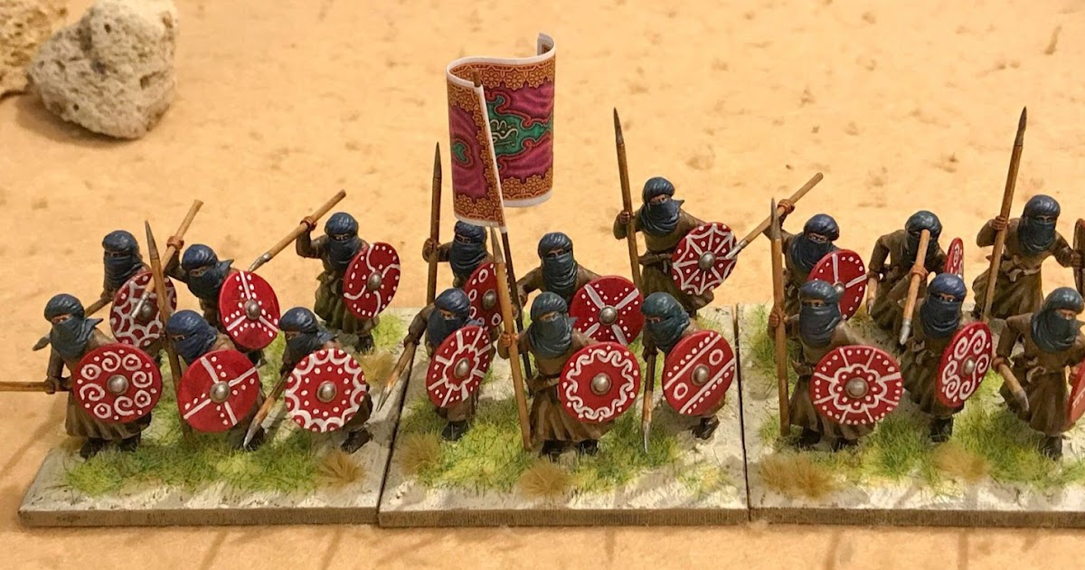 wargamesinthedungeon: Slow progress but some more Berber/Arab infantry