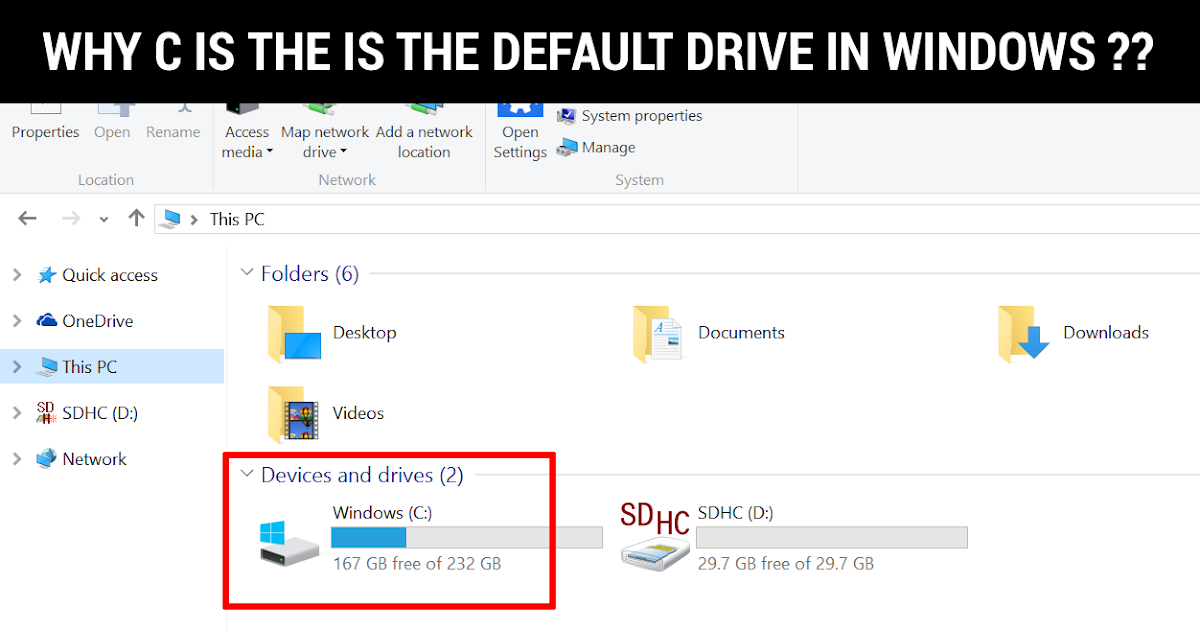 Tech Tricks Freak: Why “C” Is The Default Drive On Your Computer & Not ...