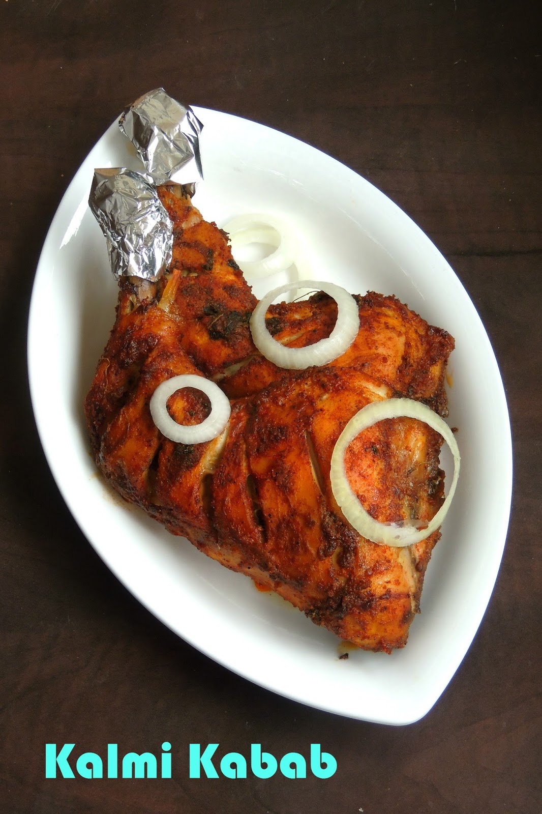 Priya's Versatile Recipes: Kalmi Kabab/Chicken Kalmi Kebab