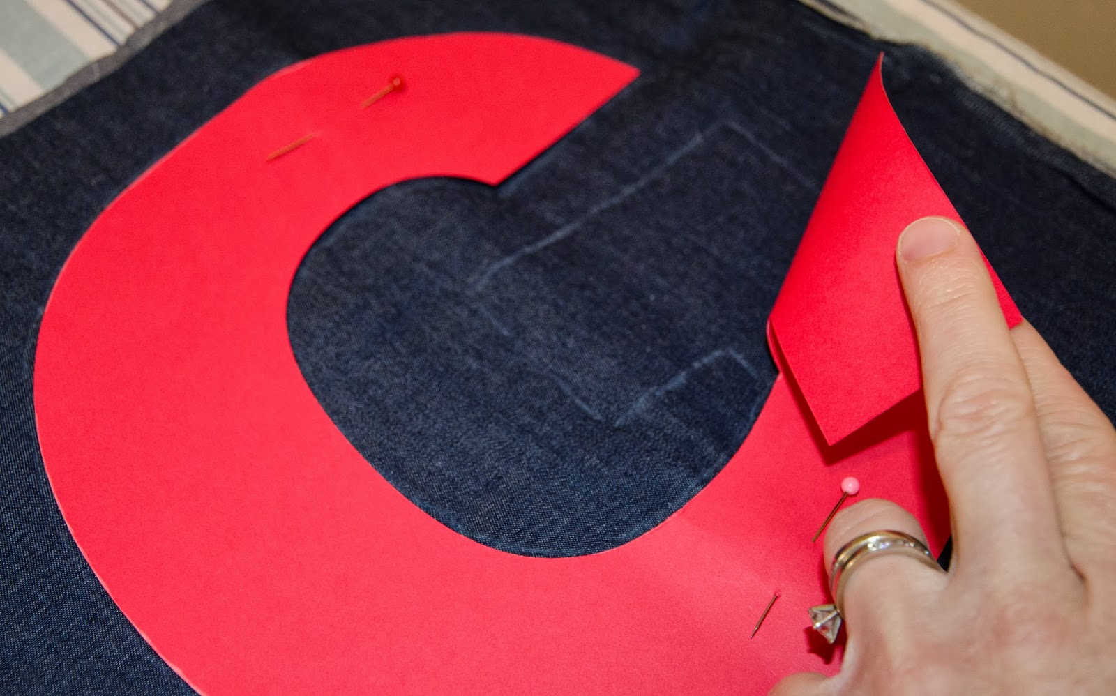 DIY Nursery Plush Letter with Hanging Star Tutorial - TheseLittleLoves ...