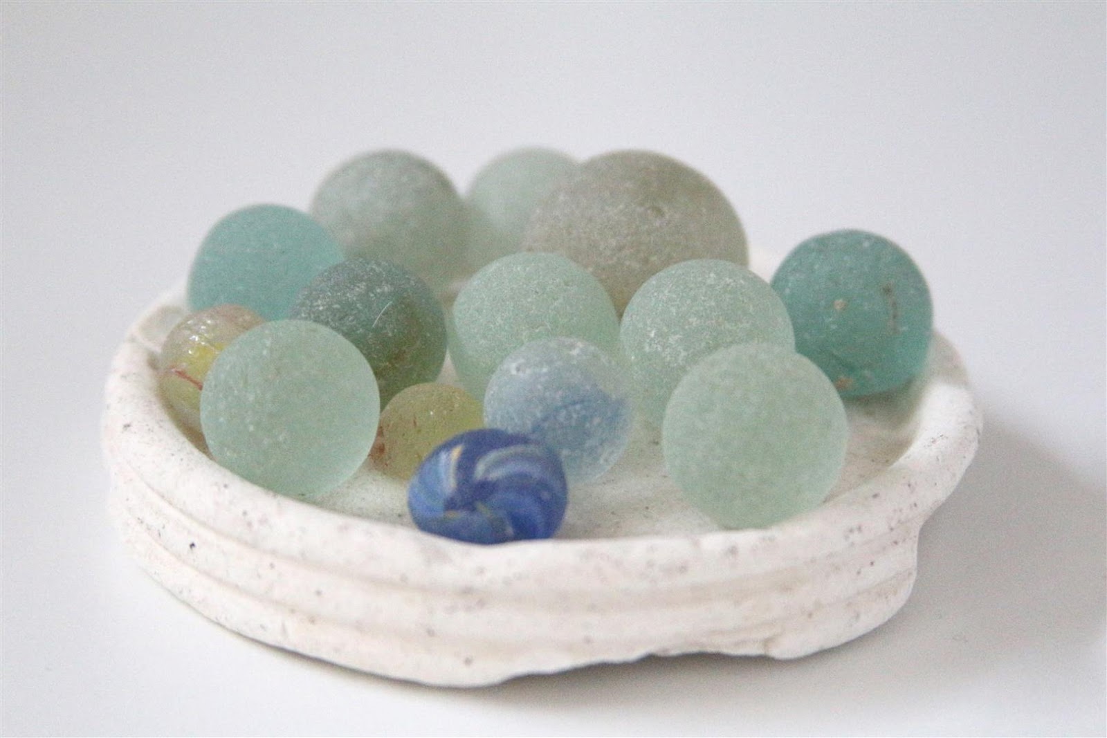 emuse: Sea glass storage and display ideas