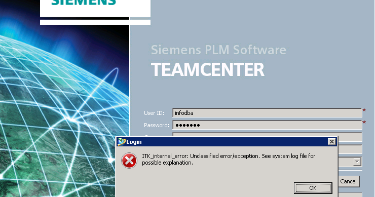 Teamcenter Open Gate Teamcenter Login Issue Itkinternalerror Unclassified Errorexception 