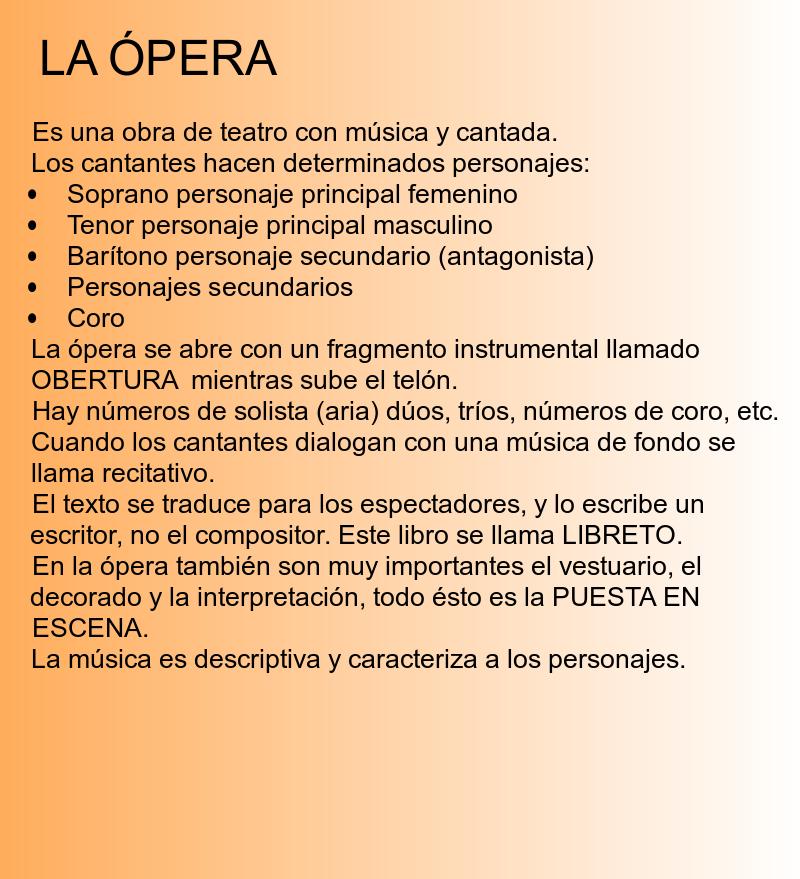 MUSICA EN EL IES LA CALETA: modulo 9 la melodía, la ópera