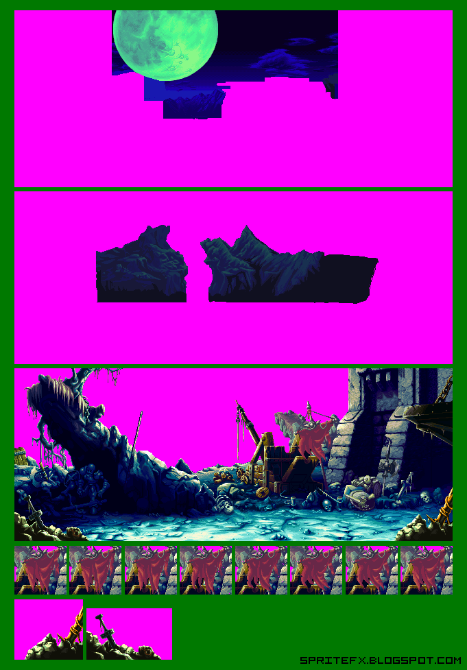 Sprite Fx: Sprite Background Land