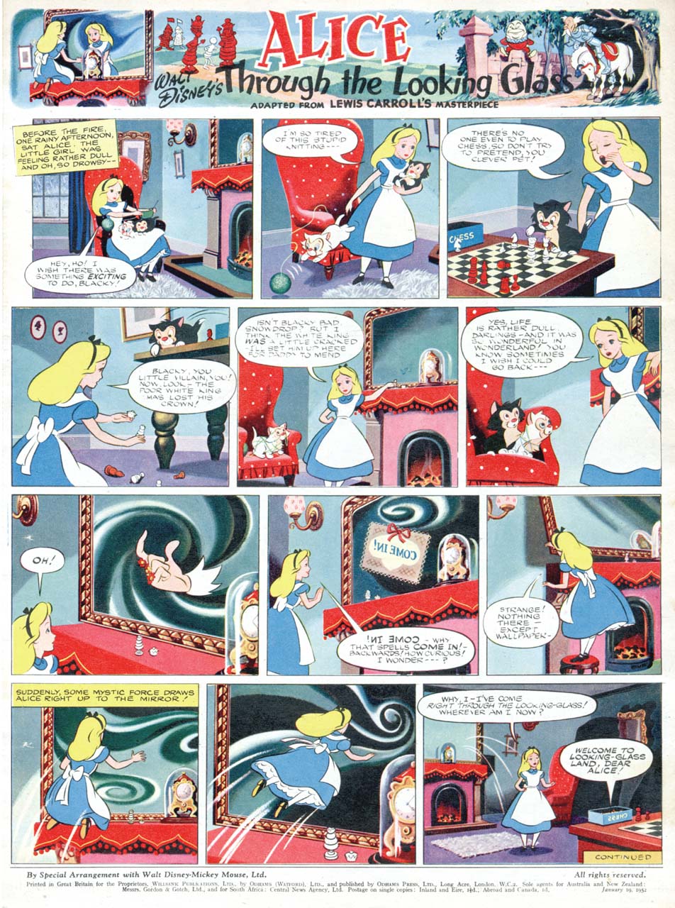 Vintage Disney Alice in Wonderland: Mickey Mouse Weekly #610 from ...