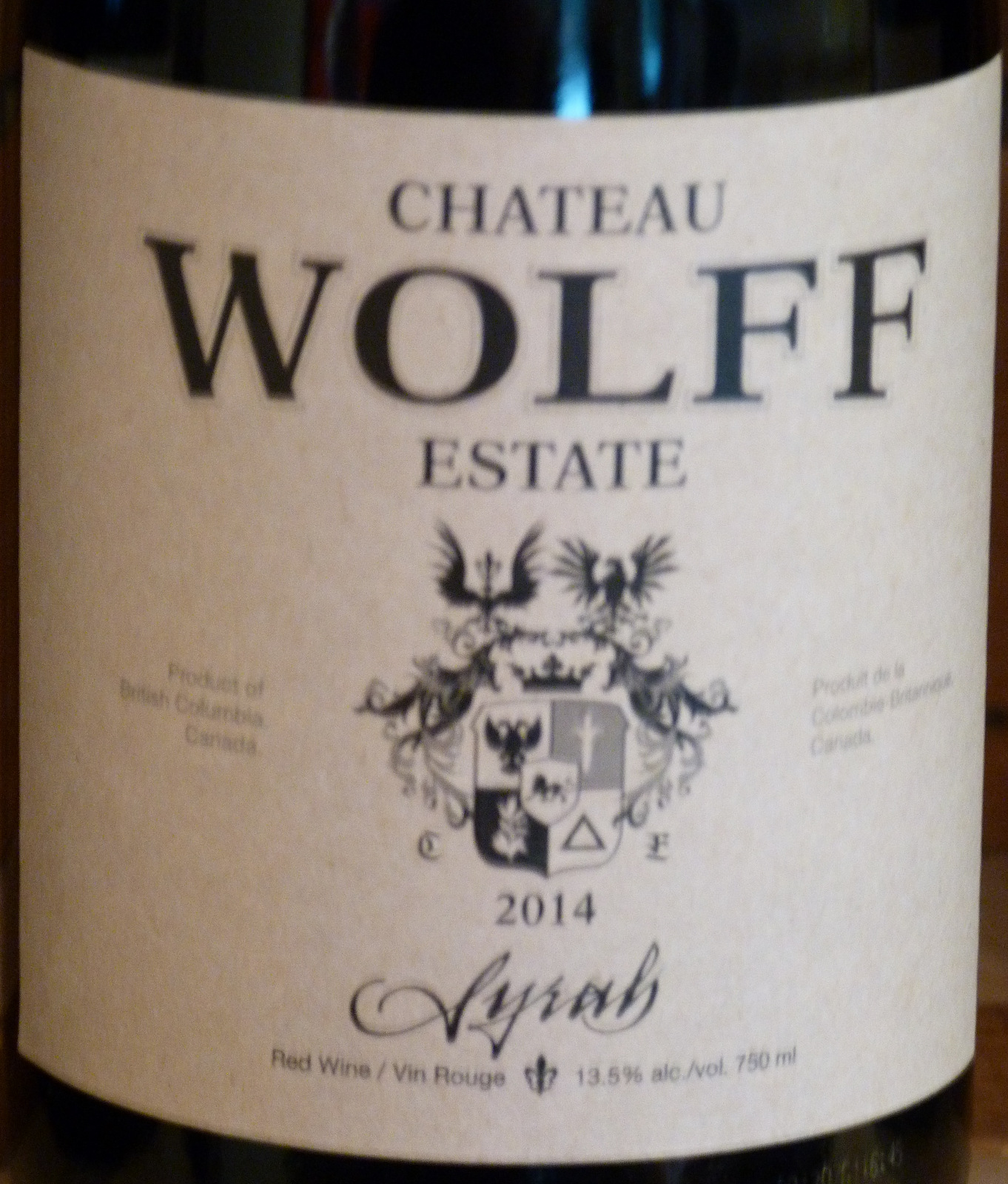 John Schreiner on wine: Class of 2015: Chateau Wolff Estate Winery