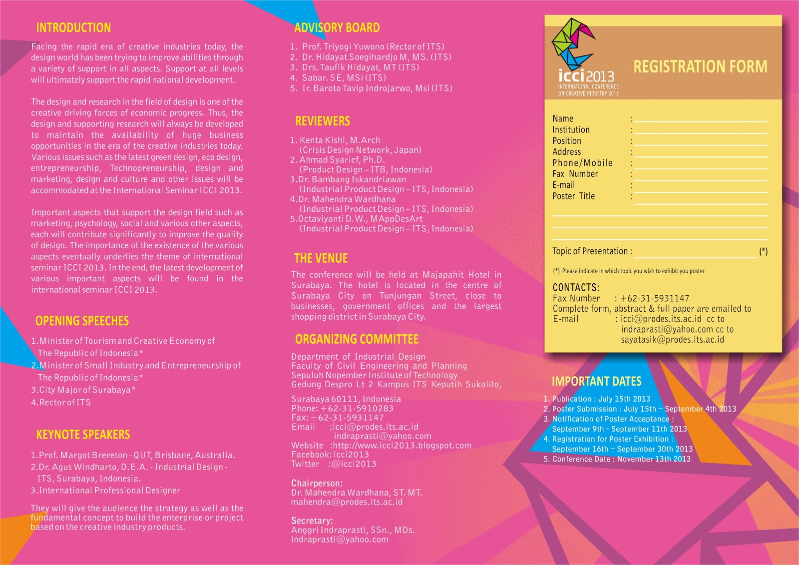 ICCI2013: ICCI 2013: CALL FOR POSTERS