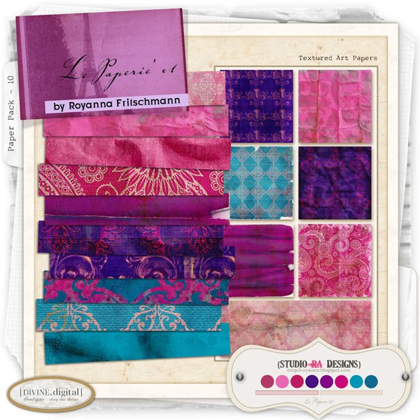 Digital Madness Within: NEW! Art Paper Series | "Le Paperie' | Royanna ...