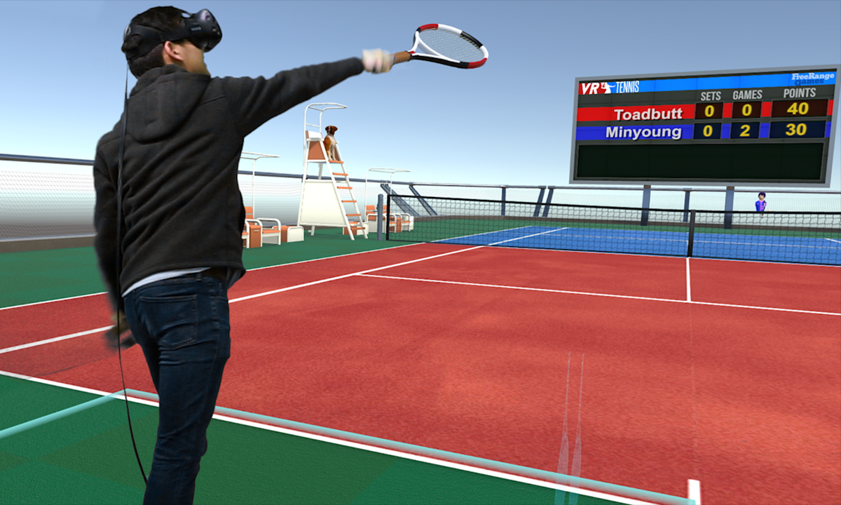 ExerGame Lab: VR Sports on Vive Perfect Ping Pong Simulator Exergame