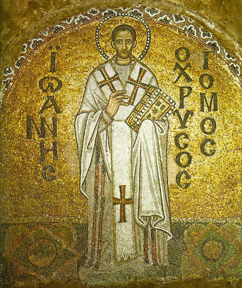Fathers of the Church: St. John Chrysostom: "The law which God ...