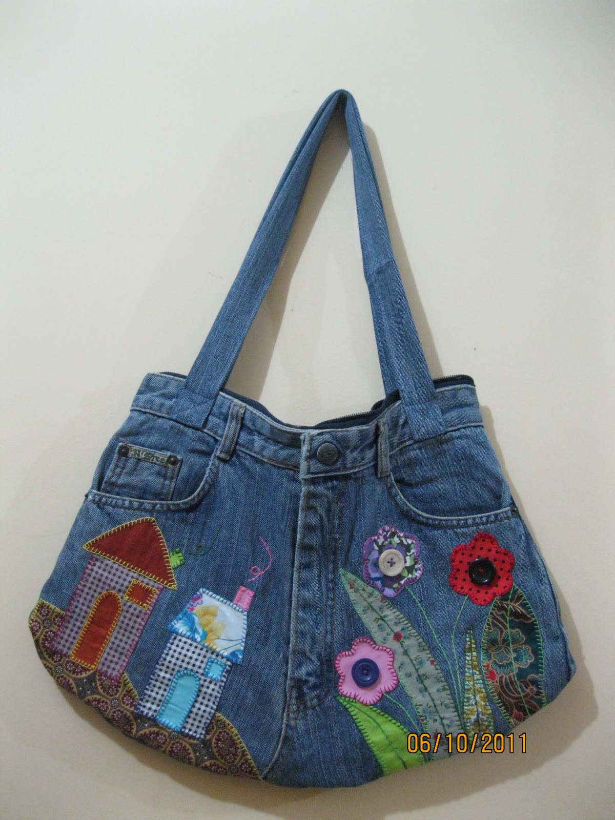 ARINASTE CRAFT: TAS JEANS DAUR ULANG