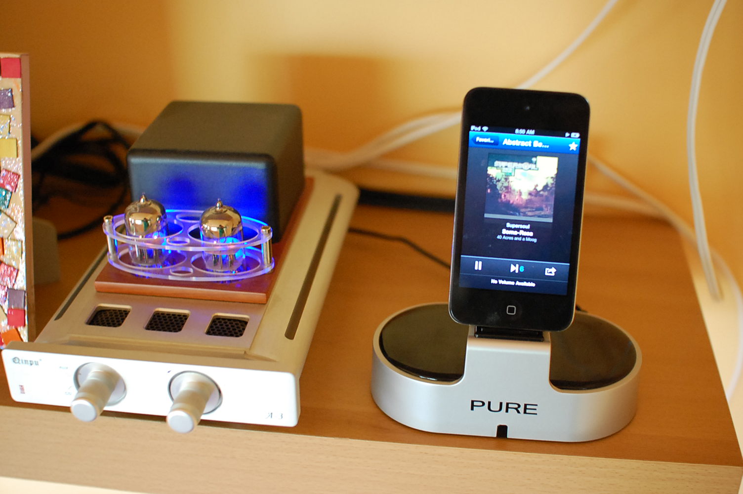 T-amps: Qinpu A-3 hybrid tube transitor amp & Pure i-20 iPod dock & dac