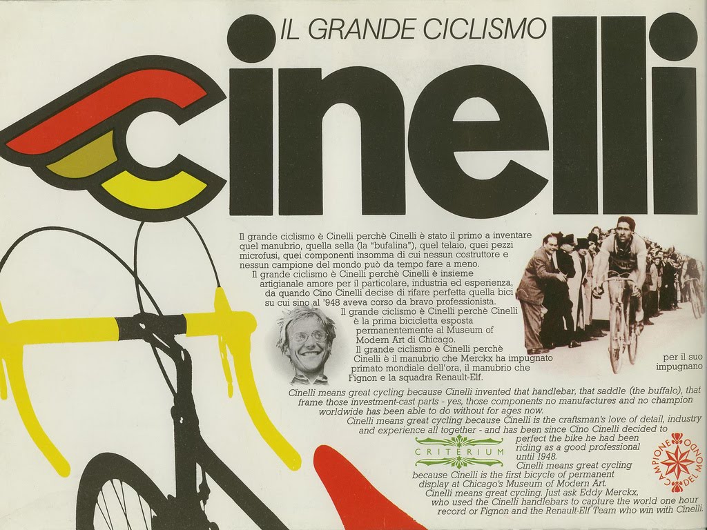 Cinelli Only: 1980s Cinelli Catalog